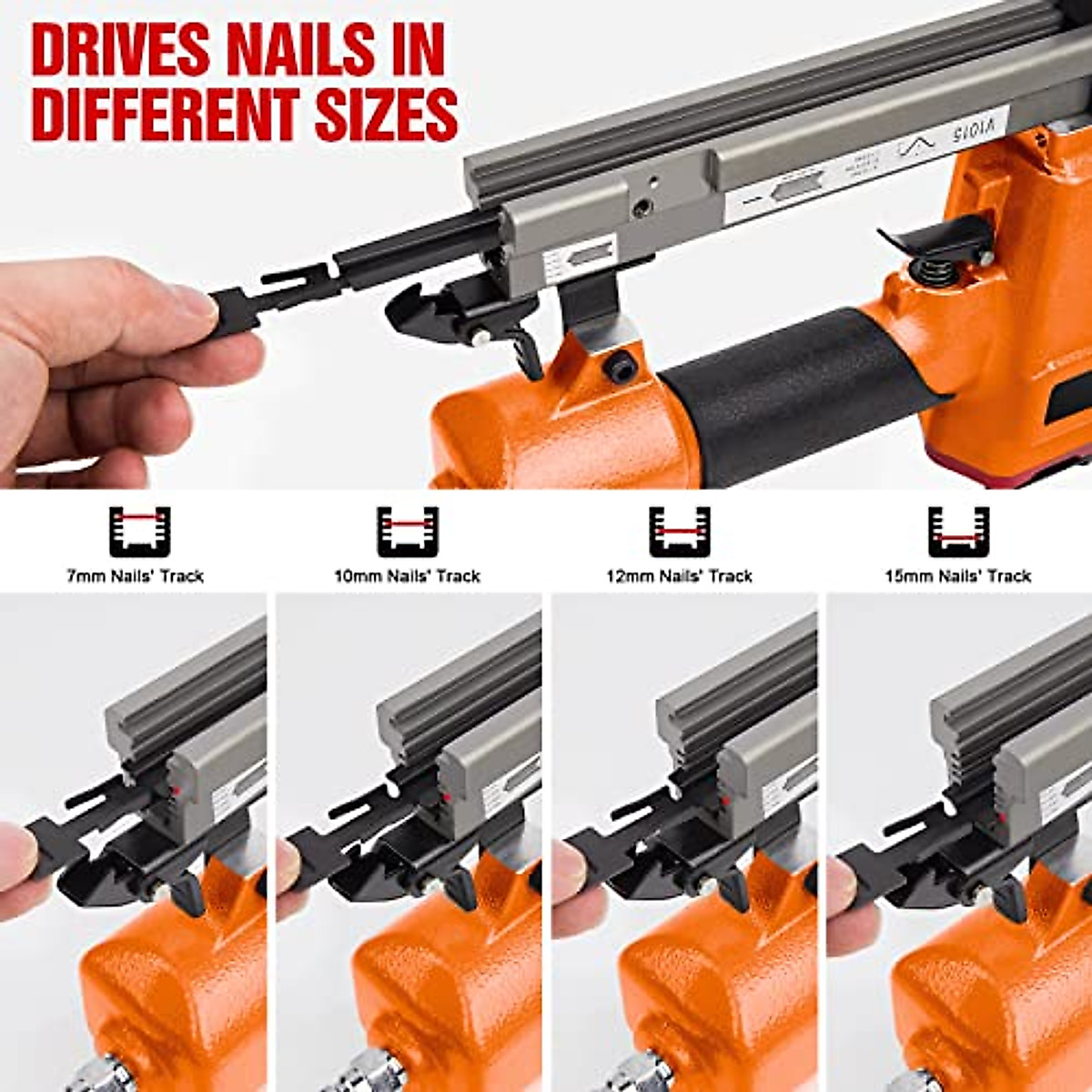 RZX V- Nailer Series V1015 V1015B Pneumatic Picture Frame Joiner or Picture Frame Nailer (Szie 1/4-Inch to 5/8-Inch) (v1015b)