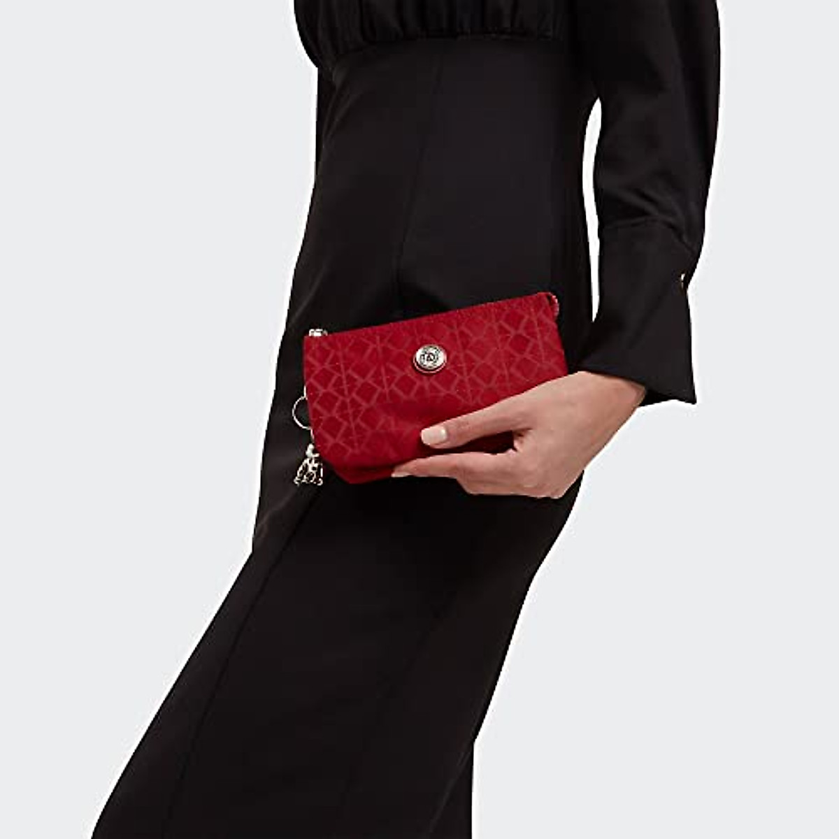 Kipling Creativity Large Pouch Signature Red