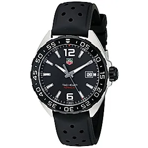 TAG Heuer Men's WAZ1110.FT8023 Formula 1 Stainless Steel Watch with Black Band