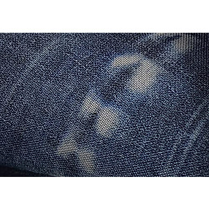 Novogratz by Momeni Bolt Polyester Denim Area Rug 9' X 12'