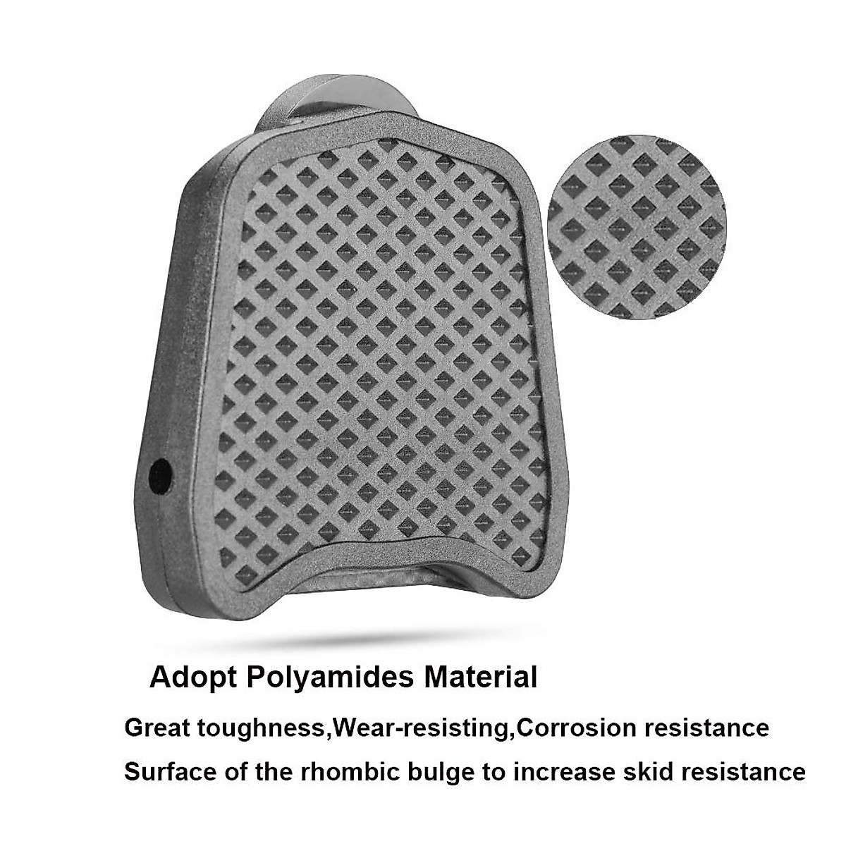 Thinvik Bike Clipless Pedal Adapters for Look Keo Sprint/Classic/Max Carbon/Blade Carbon Ti Clipless Pedal Convert to Universal Platform Pedal