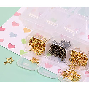 ONLYKXY 2 Pack 56 Slots Plastic Small Clear Storage Box 28 Compartments Organization Boxes with Cover for DIY Art Craft Nail Tip Drill Jewelry Earring Beads Fishing Tackle Empty Case Diamond Painting Storage Containers (White)
