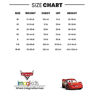 Disney Pixar Cars Lightning McQueen Toddler Boys T-Shirt French Terry Shorts Red/Grey 2T