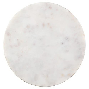 Signature Design by Ashley Caramont 27"H Marble Accent Table, Black & White