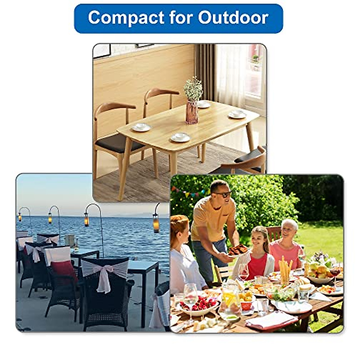 Hook On High Chair, Jozzve Baby High Chair, Portable High Chair for Travel, Foldable Fast Table Chair with Storage Bag, Baby Feeding Seat Clip On High Chair for Home and Travel (Black)