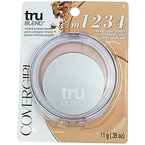 CoverGirl Trublend Pressed Powder, Translucent Honey 3, 0.39-Ounce Packages (Pack of 2)