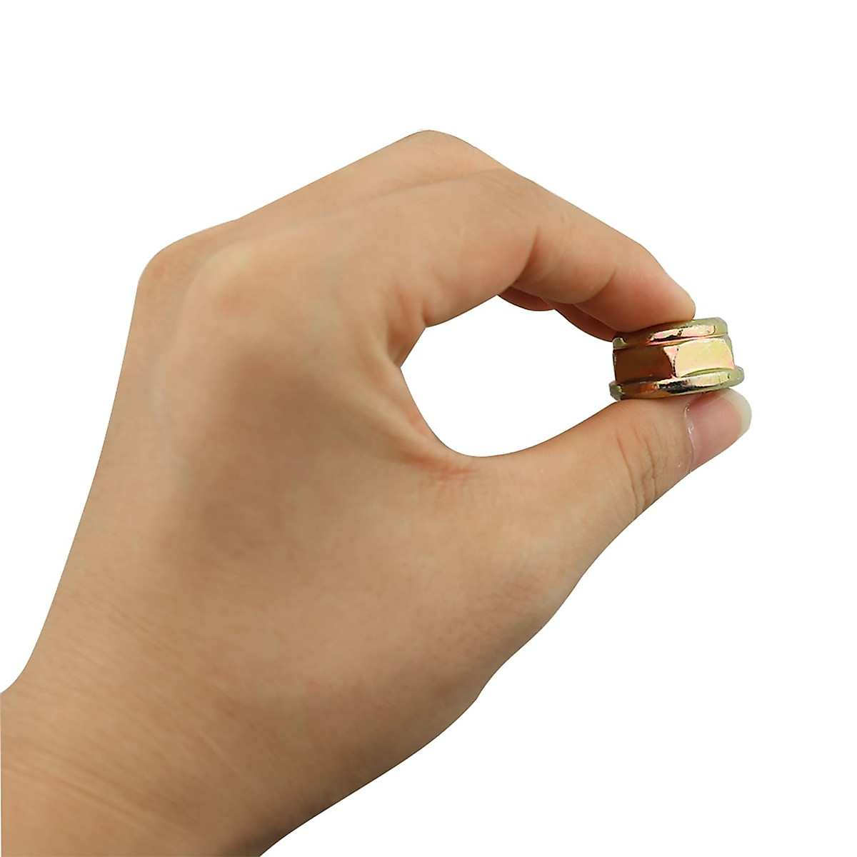 YHXiXi 8PCS M10x1.25 Universal Left Hand Thread Blade Nut, M10x1.25 Cord Trimmer Cutter Gear Head Blade Case Accessories Replacement for String Trimmer