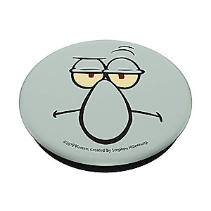 SpongeBob SquarePants Squidward Tentacles Big Face PopSockets PopGrip: Swappable Grip for Phones & Tablets