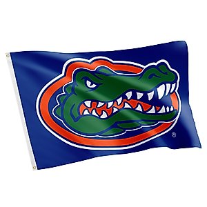 Desert Cactus University of Florida UF Flag - 3 x 5 Feet Gators Banner, Indoor/Outdoor Durable Fabric, 100% Polyester Design (Style 4)