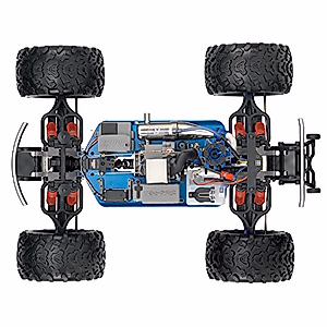 Traxxas T-Maxx 3.3: Powered 4WD Maxx Monster Truck (1/10 Scale), Blue