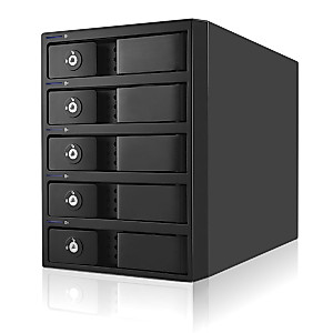 Oyen Digital 80TB Mobius 5-Bay FireWire 800, eSATA, USB 3.0 RAID Hard Drive Array (3R5-EB3-80TB)