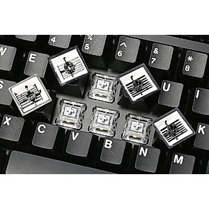 DROP GMK White-On-Black Custom Mechanical Keyboard Keycap Set - 146-keys, Doubleshot ABS Bow, Cherry Profile, for 60%, TKL, 1800 Layouts, etc.,