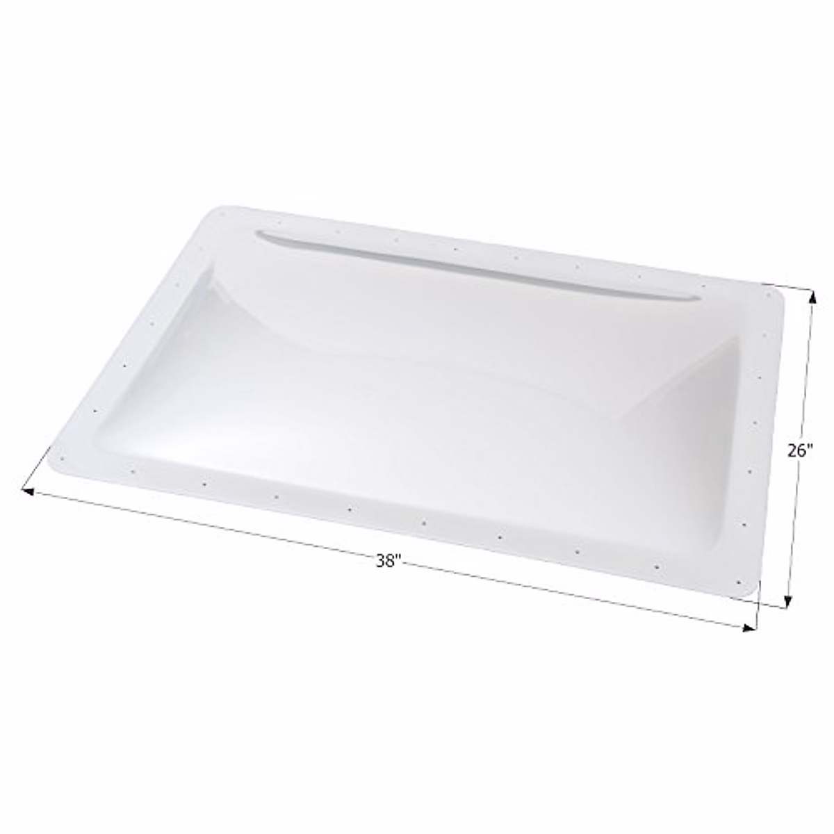 ICON 01861 RV Skylight, White