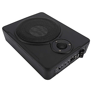 Patioer 8" 600w Car/Truck Audio Slim Under-Seat Powered Subwoofer Sub Bass Speaker Kit