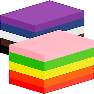 Fuutreo 2000 Pcs Construction Paper Bulk, 11.4'' x 7.9'' Lightweight School Art Supplies Colored Construction Paper for Kids Drawing, Classroom Decor, Office Printing, DIY Craft, 10 Colors
