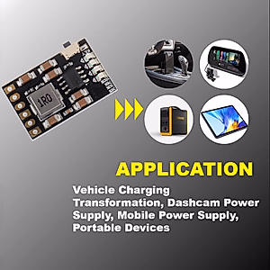 HUAREW 5V 2A Charge and Discharge Integrated Module 3.7V/4.2V Lithium Battery Mobile Power Plate Charge and Discharge Protection (6 PCS)