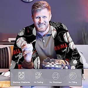 Baseball Blanket for Boys Kids, Baseball Gifts for Boys, Soft Baseball Room Decor Blanket Bedding 40x50 in