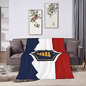 2022 Utah Flag Design Throw Blanket for Couch Bed Sofa Super Soft Cozy Blankets 60"x50" Textured Flannel Throw Blanket