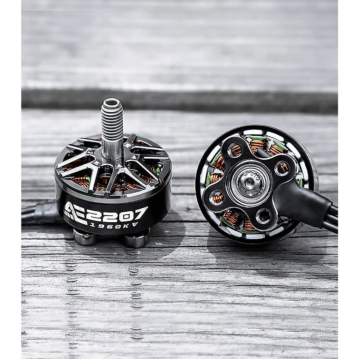 Axisflying FPV Drone Brushless Motor - 2207 1960KV 6S for 5inch 6 inch FPV Drone Frame QAV Quadcopter-4pcs