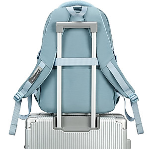 CAMTOP Laptop Backpack 15.6 Inch College Middle School BookBag Travel Backpacks Casual Daypacks (17 Inch,Black)