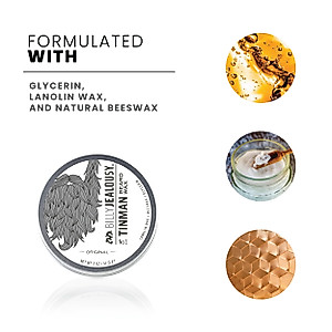 Billy Jealousy Tinman Beard Wax with Light Hold & Matte Finish, Nourishing Beard Care Product Formulated with Natural Beeswax & Glycerin for Soft, Tamed Facial Hair, 2 Oz