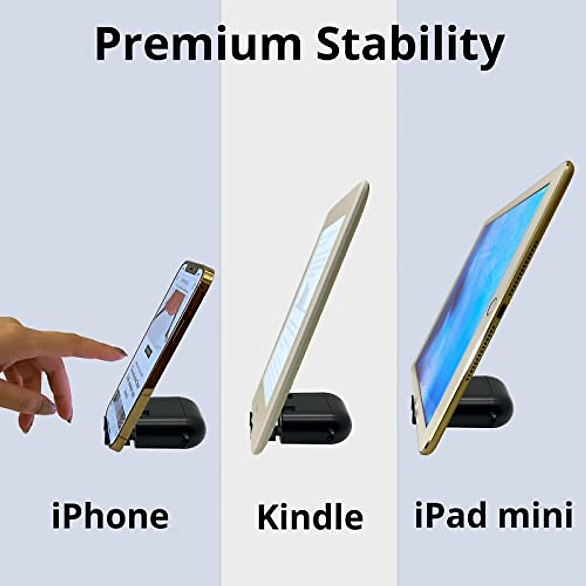 AirStand - AirPods 3 Case Cover with Invisible Phone Stand, Compatible with AirPods 3, Full Protection Shockproof Case with Keychain/Carabiner, Wireless Charging Supported, Patented Design (Panda)