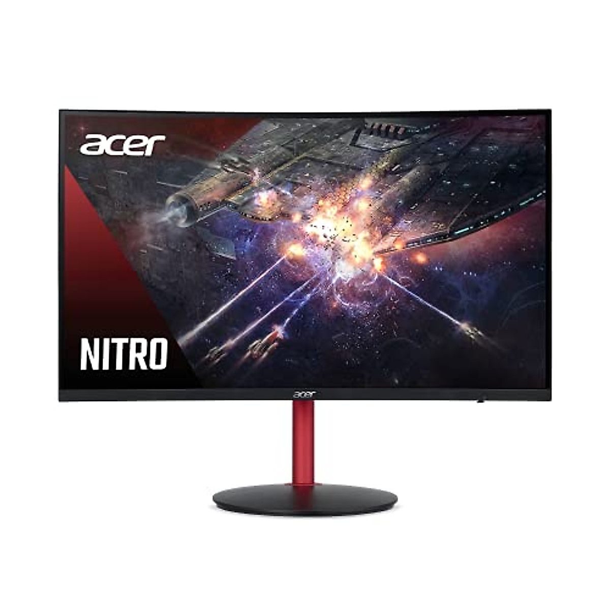 Acer Nitro XZ272U Pbmiiphx 27" 1500R Curved Zero-Frame WQHD (2560 x 1440) Gaming Monitor | AMD FreeSync | Up to 165Hz | 4ms (G to G) | HDR 400 | 95% sRGB (1 x Display Port & 2 x HDMI 2.0 Ports)