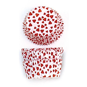 Norpro Standard Size Heart Baking Cups/Liners, 75-Pack