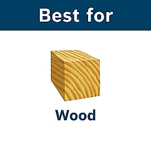 BOSCH T1044DP1 10 In. 6 TPI Precision for Wood Jig Saw Blade Ideal for Applications in Wood