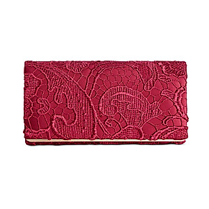 Giani Bernini Wine Lace Clutch