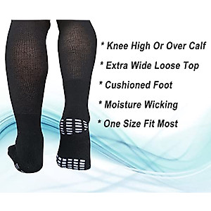 2 Pairs Replacement Sock Liner for Orthopedic Walking boot Air Cam Walkers, Cast Socks Under Air Cast Brace Surgical Broken Leg Toe Fracture boot