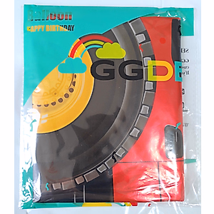 2 Pcs Jumbo Dump Truck Foil Mylar Balloon Helium Large Birthday Party Decorations Supplies Yellow