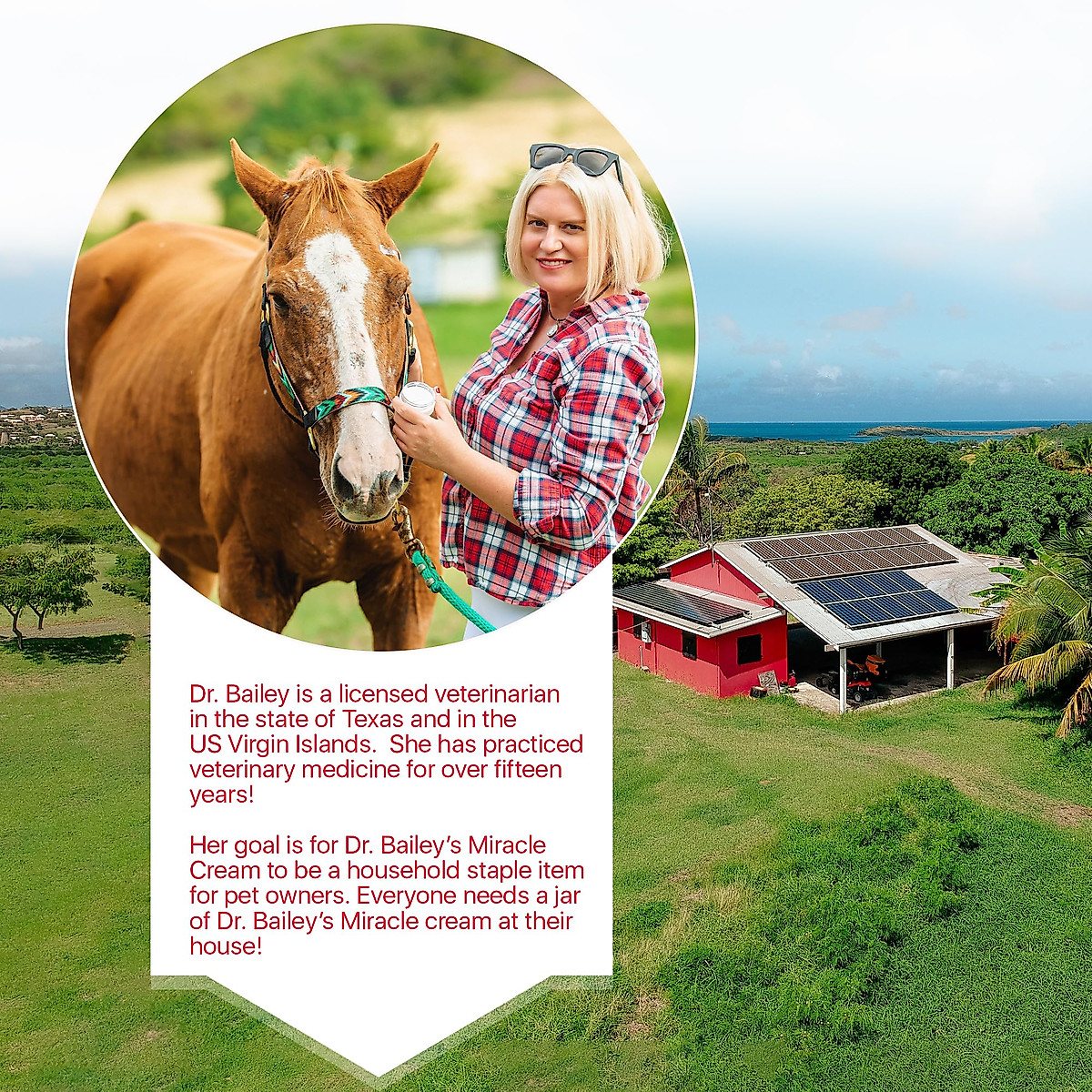 Dr. Bailey's Miracle Cream - 2 OZ Topical Ointment | Hot Spot Treatment for Dogs, Cats, Animals | Dog Skin Irritation Treatment | Animal Wound Care