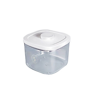 Leutsin Vacuum Dry Storage Bucket, Pet Food Storage Barrel, Large Capacity Sealed Can humidity Proof Grain Box, Household Multifunction Dispenser Bucket for Hone Kitchen (Samll)