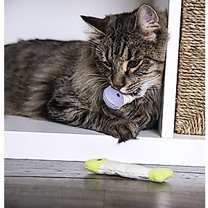 SmartyKat (3 Count) Fish Flop Crinkle Catnip Cat Toys - Multi Color, 3 Count
