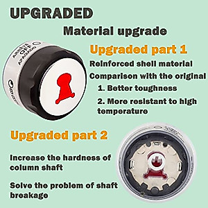 𝟮𝟬𝟮𝟯 𝐔𝐩𝐠𝐫𝐚𝐝𝐞𝐝 91538 Gas Grill Lighted Control Knobs(OEM) , 91538 Knob Compatible with Weber Summit 400/600 Grills Manufactured 2012 and Later, Fit for E-470/670, S-460/470/660/670 etc.