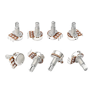 Guitar Potentiometer Audio Pots A500K OHM Replacement for Electric Guitar Pack of 10