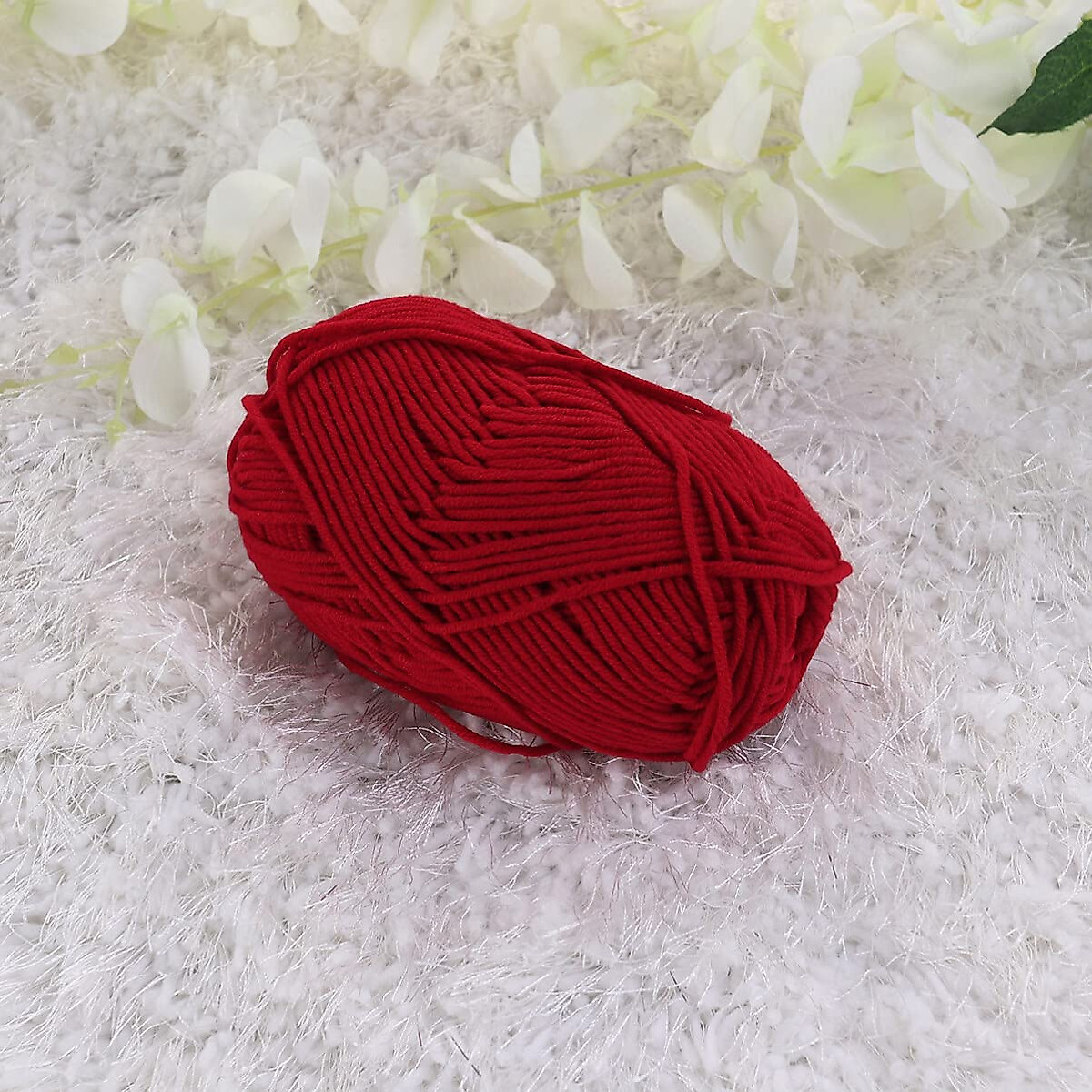 SUPVOX Knitting Yarn Crochet Yarn Thick Yarn Green Black Purple red Blue Yellow Yarn Chunky Yarn for Crocheting Yarn for Knitting Yarn for Crocheting Baby Scarf Cotton Thread