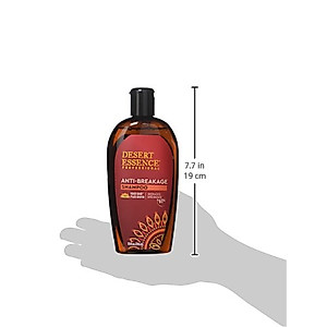 Desert Essence Anti-Breakage Shampoo - 10 Fl Oz - Maxi Hair Plus Biotin - Promotes Breakage Reduction - Provitamin B5 - Saw Palmetto - Essential Enriched Vitamins - Salon Professional Formula