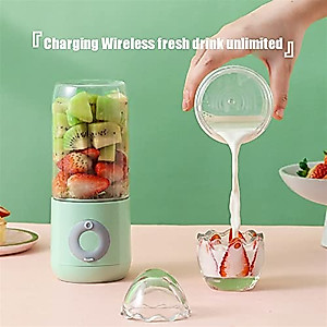 TANACC Portable Juice Blender Cutter Mini Portable Juicer USB Electric Fruit Mixer Smoothie Blender Cup Juice Extractor Machine for Home Travel
