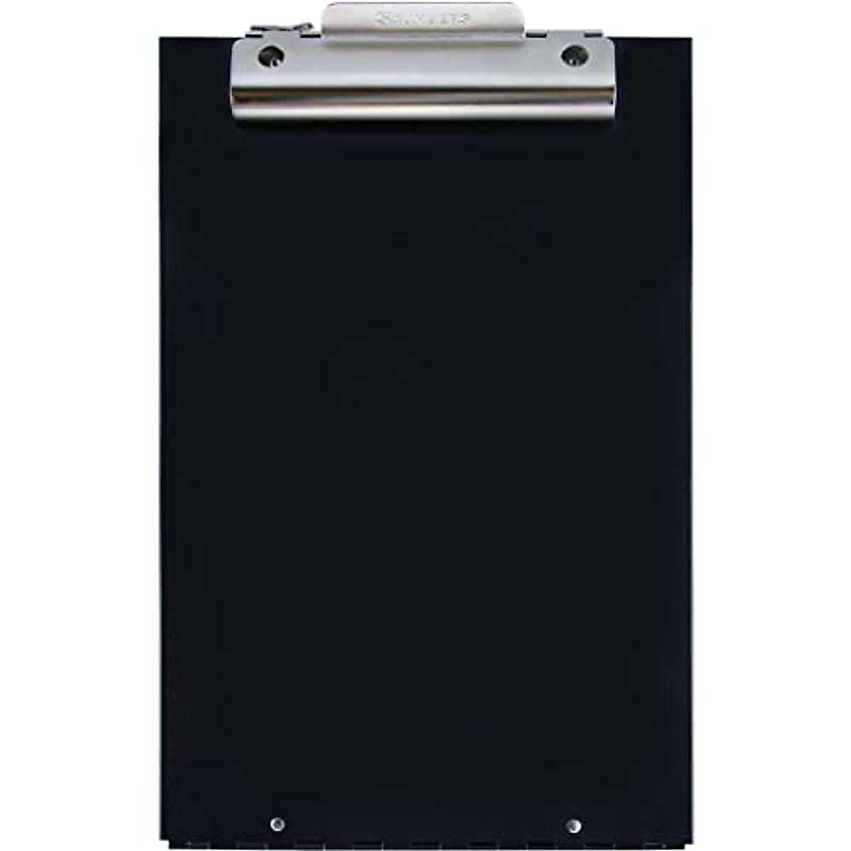 Saunders Metal Clipboard with Storage, Legal Size Heavy Duty Contractor Grade Clipboard, Recycled Aluminum Dual Storage Form Holder with High Capacity Clip, Assembled in USA, Black Cruiser-Mate
