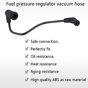Car Fuel Pressure Regulator Vacuum Hose Compatible with Chevrolet Silverado GMC Sierra Buick for 4.8L 5.3L 6.0L Engine,Replaces OEM#17113556 Car Accessories Fuel Regulator Vacuum Line