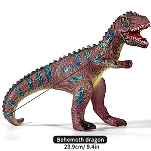 TEMI 7 Piece Jumbo Dinosaur Toys for Kids 3-5, Large Soft Toys for Dinosaur Lovers, Boys, Toddler Ages 5-7 Years, Perfect Party Favors, Birthday Gifts