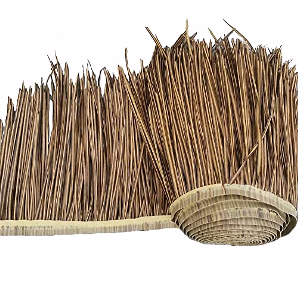 Pealihuy Mexican Straw Roof Thatch Roof Decoration Palm Thatch for Tiki Bar Hut, Patio, Party, Thatch Roofing Decorations,1 PCS