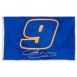 Bayyon Checkered Flag Chase Elliott #9 Flag Banner 3x5Feet for Car Fans with Brass Grommets