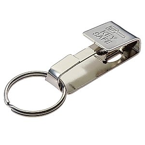 Lucky Line Key Safe Slip-On, 2” Wide Belt Key Ring - Heavy Duty Belt Key Clip, Key Chain