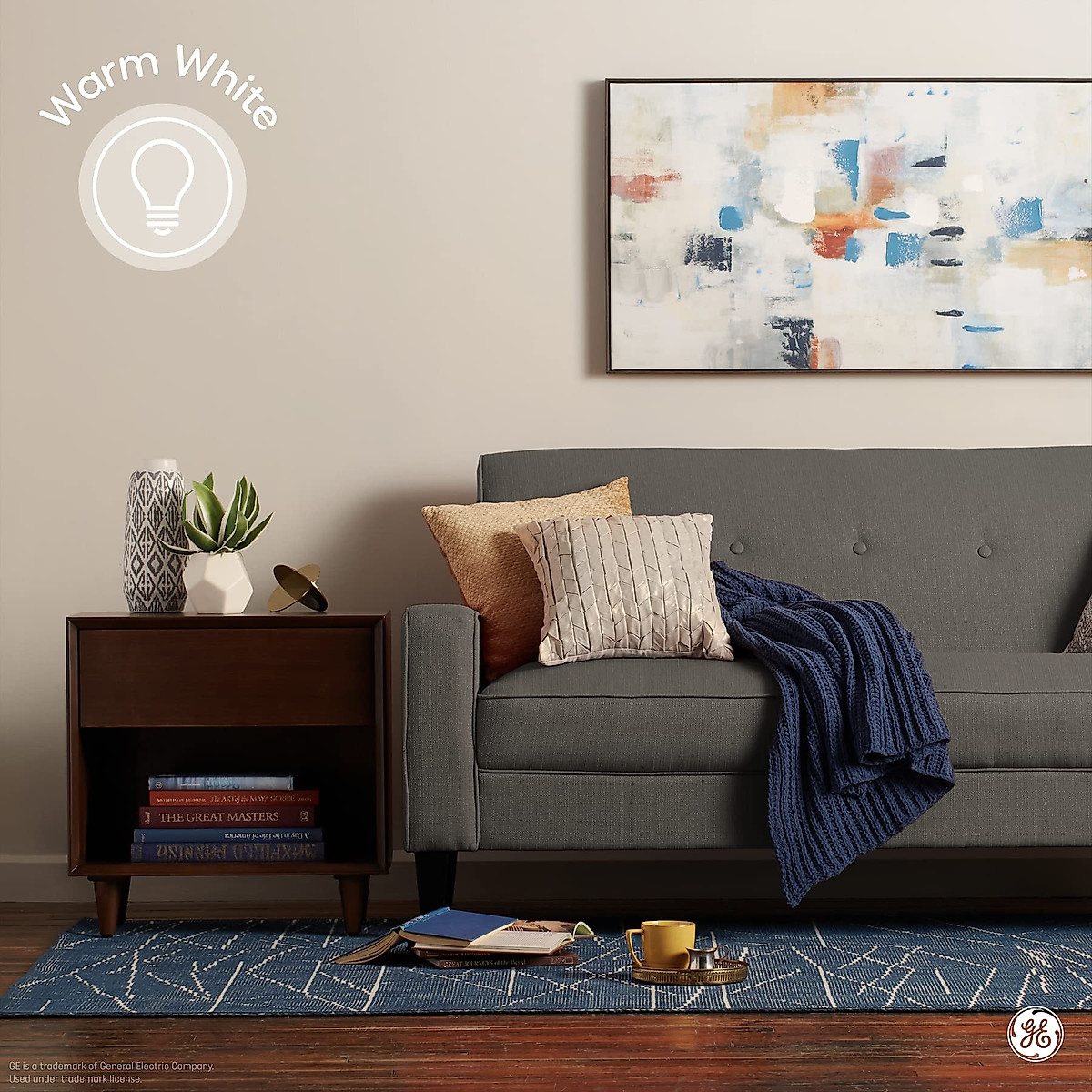 GE Lighting 45249 Relax HD LED (90-Watt Replacement) 1200-Lumen PAR38 Bulb, Soft White, 2-Pack, 2 Piece