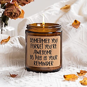 Thank You Gifts for Women - Stress Relief Gift Ideas for Friends, Coworkers, Boss, Employee, Mom, Mentor - Relaxing, Inspirational, Thoughtful, Birthday, Friendship, Scented Candles for Her