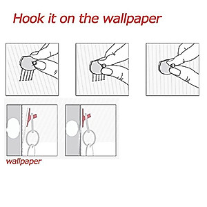 HOTLISTOR Reusable Multipurpose Piggy Cubicle Wall Hooks 5PCS 10PCS Decorative Pin Stick Hooks Office Partition Panel Hanger Home Kitchen