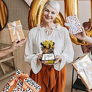 GotGala Happy 50TH Birthday Pop Up Card 3D Greeting Paper Card Funny Bday Gift Birthday 3D Greeting Card for Women Men 50TH Birthday Gift